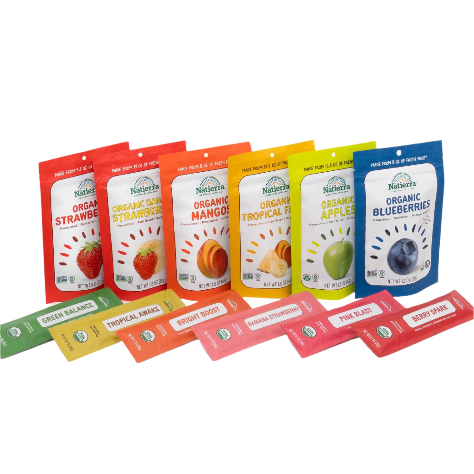 Discovery Box: 6 Smoothie Packs & 6 Fruit Snacks